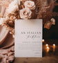 Ellesmere White | Printable An Italian Tradition Sign Template – Black ...
