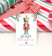 Nutcracker | Printable Christmas Gift Tag Template – Black Bow Studio