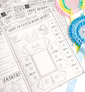 Easter Newspaper Activity Booklet – Black Bow Studio