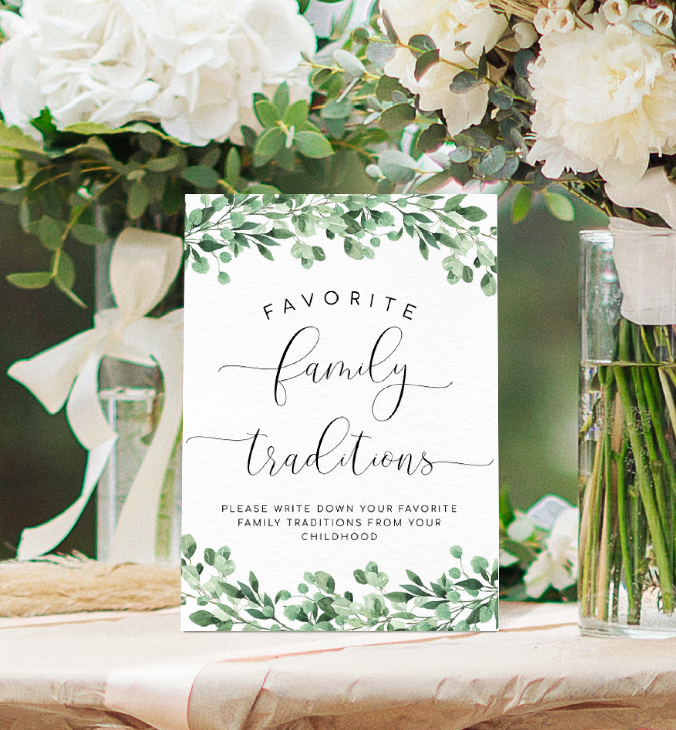 Everly | Printable Family Tradition Game Template – Black Bow Studio