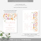 Millie Floral White | Printable Flower Bar Sign Template – Black Bow Studio