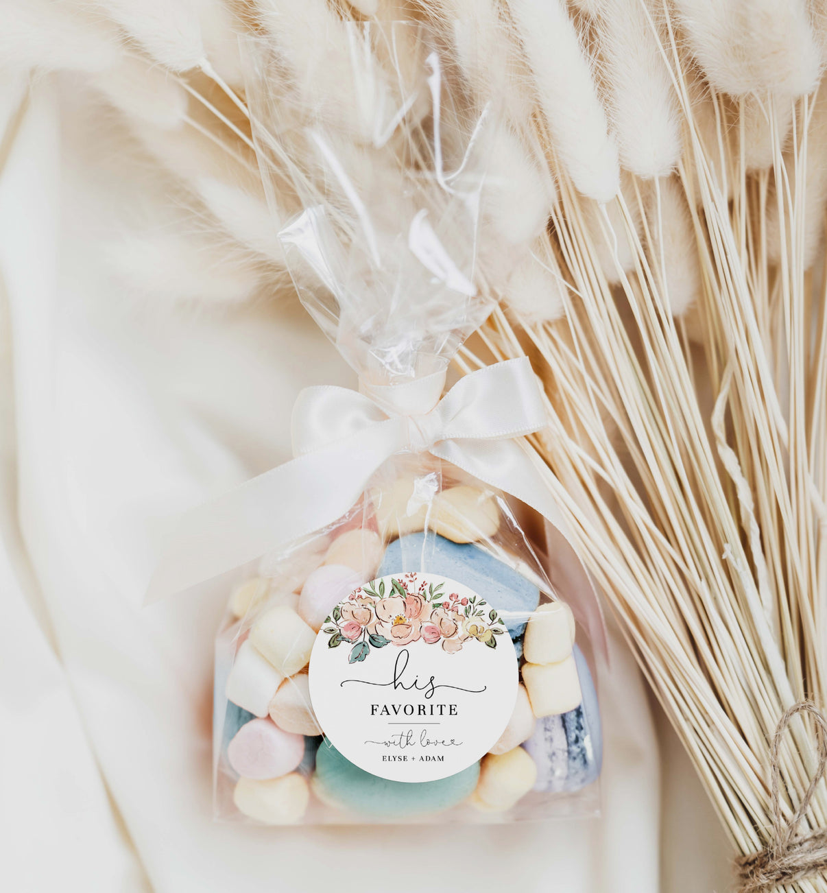 Cambridge Multi | Printable His & Her Favourite Favour Tag Template ...