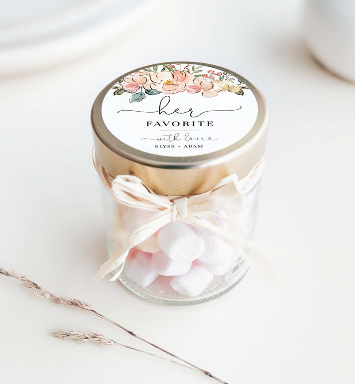 Cambridge Multi | Printable His & Her Favourite Favour Tag Template ...