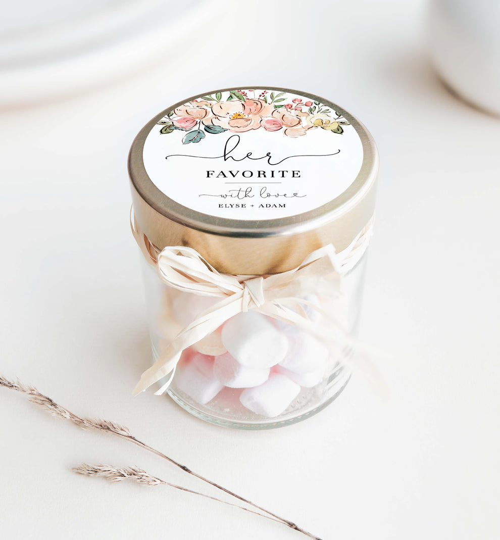 Cambridge Multi | Printable His & Her Favourite Favour Tag Template ...