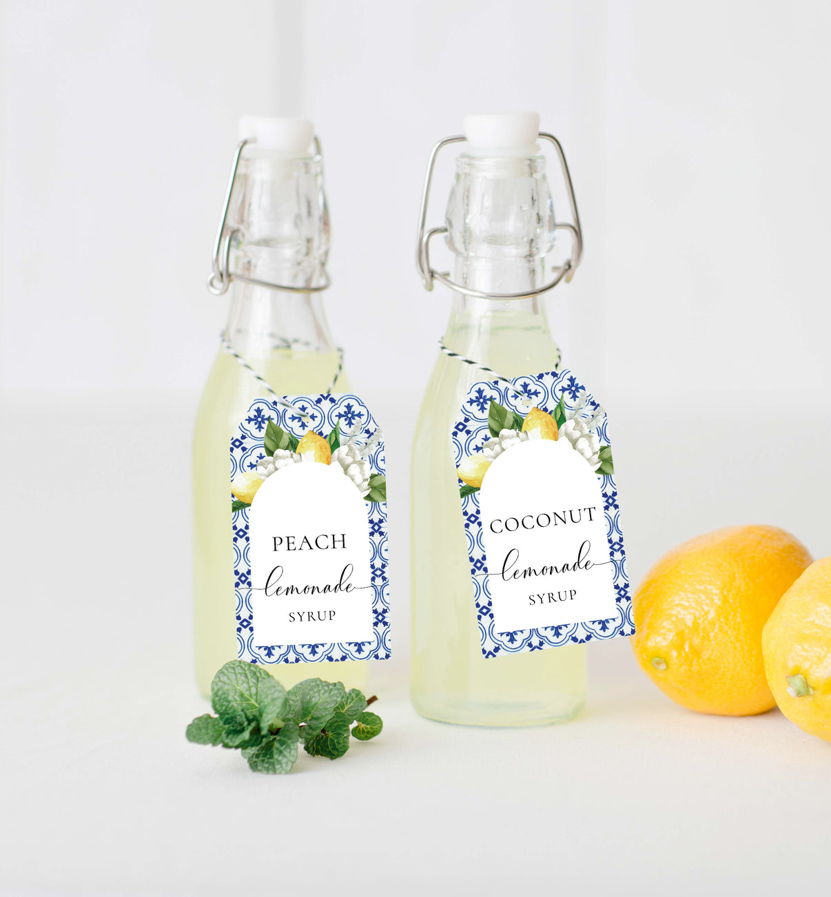 The Med Lemons Arch | Printable Lemonade Bar Sign Template – Black Bow ...