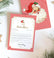 Stripe Red | Printable Christmas Letter From Santa Template – Black Bow ...