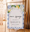 The Med Lemons | Printable Main Squeeze Welcome Sign Template – Black ...
