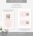 Easter Pink | Printable Menu Template – Black Bow Studio