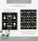 Halloween | Printable Skeleton Bones Treat Bag Topper Template – Black ...