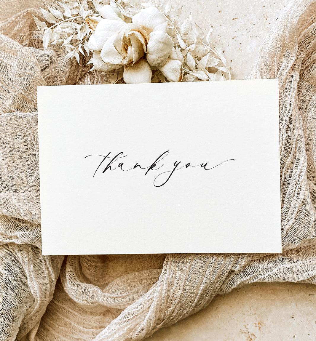 Thank You Greeting Cards – Black Bow Studio