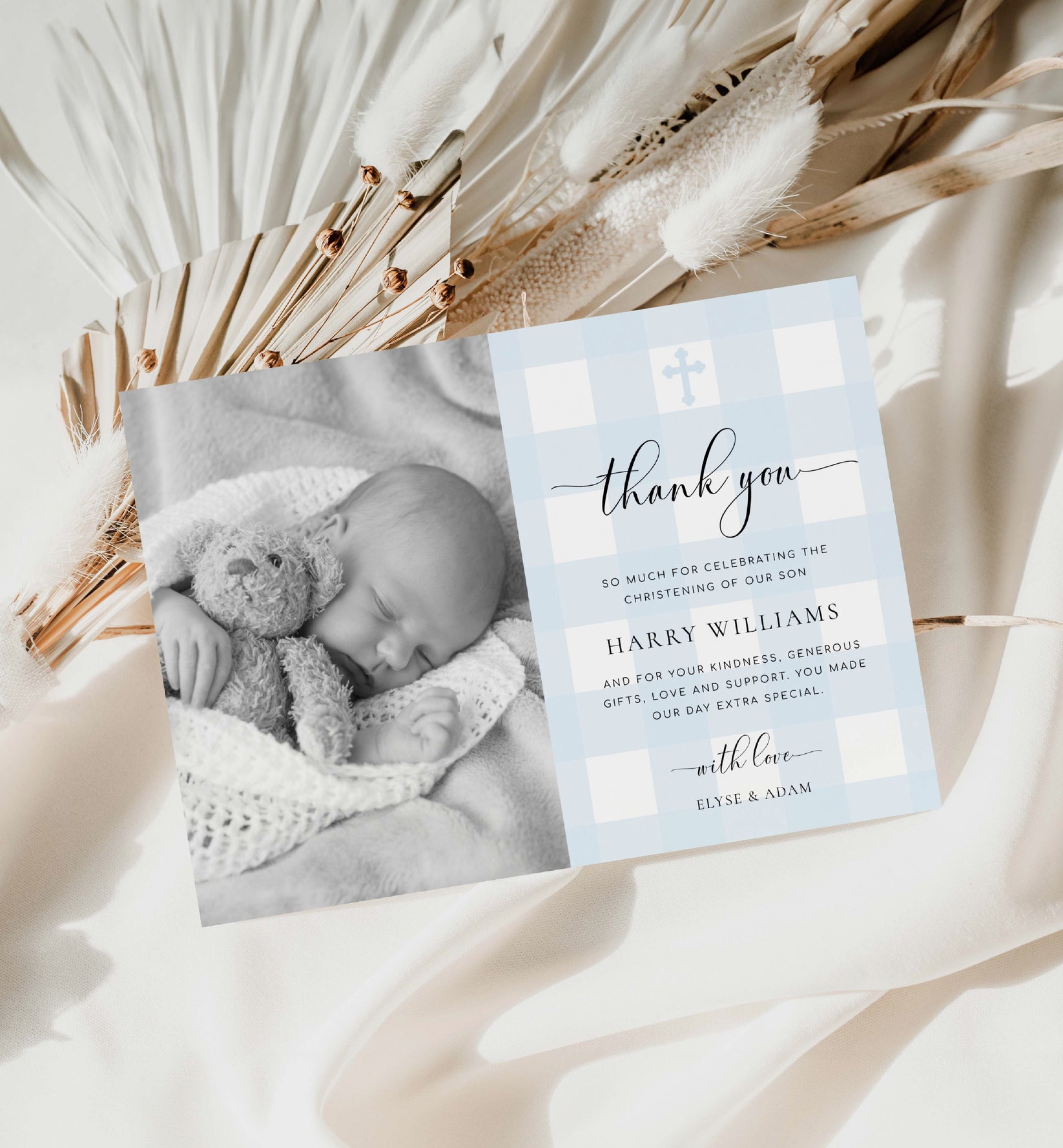 Christening Thank You Cards 1