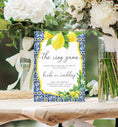 Positano Lemons | Printable The Ring Game Sign Template – Black Bow Studio