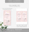 Tooth Fairy Pink | Printable Tooth Collection Receipt Template – Black ...