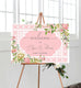 Trianon Pink | Printable Welcome Sign Template – Black Bow Studio