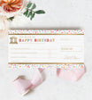 Dot Multi | Printable Birthday Cheque Gift Voucher Template – Black Bow ...