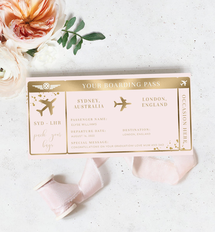 Printable Boarding Passes – Black Bow Studio