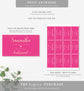 Paintly Hot Pink Gold | Printable Bridesmaid Proposal Label Template ...