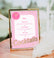 Barbie Party Pink Gold | Printable Cocktails Bar Menu Sign Template ...