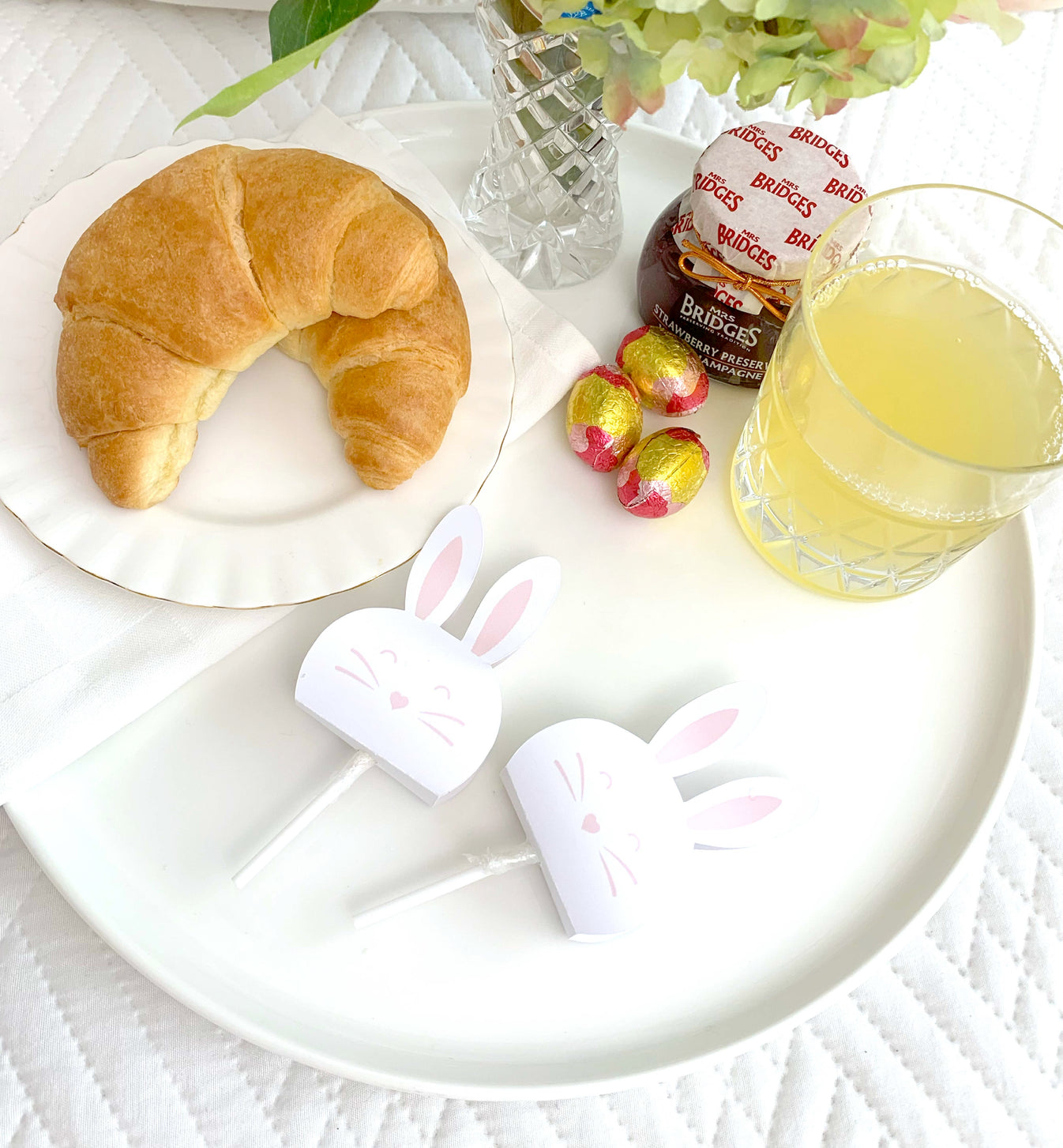 Easter | Printable Easter Bunny Lollipop Wrapper Template – Black Bow ...