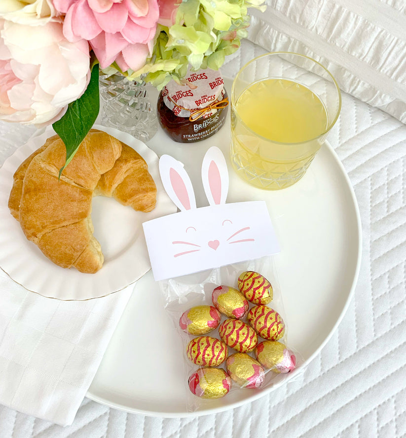 Easter | Printable Easter Bunny Treat Bag Topper Template – Black Bow ...