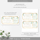 Ferras Blossom Greenery | Printable Birthday Custom Gift Voucher Templ ...