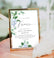 Ferras Blossom Blue | Printable In Lieu of Favours Sign Template ...