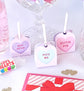 Convo Hearts Pink | Printable Sweetheart Valentine Lollipop Tag Templa ...