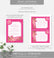 Barbie Party Hot Pink Gold | Printable Menu Template – Black Bow Studio