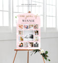 Watercolour Pink | Printable My First Year Photo Timeline Sign Templat ...