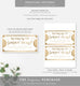 Golden Ticket Gold | Printable Retirement Custom Gift Voucher Template ...