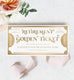 Golden Ticket Gold | Printable Retirement Custom Gift Voucher Template ...