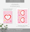 Convo Hearts Pink | Printable Sweetheart Valentine Cookie Card Templat ...
