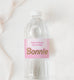 Barbie Party Pink Gold | Printable Water Bottle Favour Labels Template ...