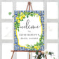 Positano Lemons | Printable Welcome Sign Template – Black Bow Studio
