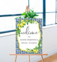 Positano Lemons | Printable Welcome Sign Template – Black Bow Studio